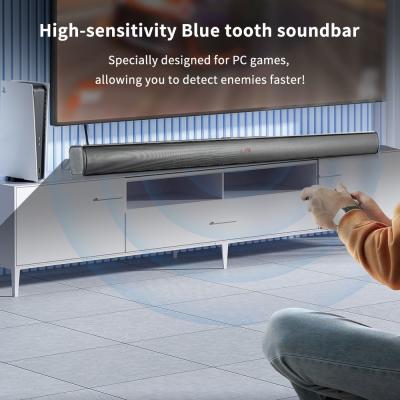 China FM Radio Soundbar with 87.5-108MHz Tuner and Bluetooth 5.0 - 4 Ohms Impedance 20Hz-20kHz Response for sale