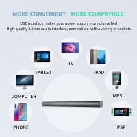 China FM Radio Soundbar with 87.5-108MHz Tuner and Bluetooth 5.0 - 4 Ohms Impedance 20Hz-20kHz Response for sale