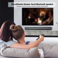 China FM Radio Soundbar with 87.5-108MHz Tuner and Bluetooth 5.0 - 4 Ohms Impedance 20Hz-20kHz Response for sale