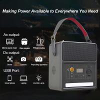 China Portable Power Station Bluetooth Speaker 800W 168000mAh with Wireless Microphone for Outdoor Karaoke for sale