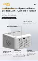 China 3-in-1 Wireless Charger Speaker with Bluetooth 5.2, 10W Charging Power, and 500mAh Battery for sale