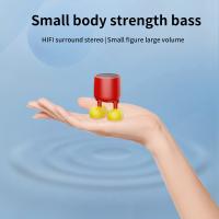 China Portable Wireless Hifi Outdoor Mini Speaker with Subwoofer Blue tooth Small Round for sale