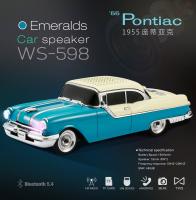 China Music Smart Speakers Multi Functional Bt With Tws Wireless Blue Tooth Speaker In Car Shape Retro Led Display Speaker for sale
