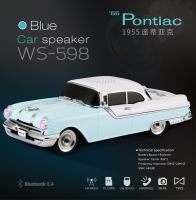 China Music Smart Speakers Multi Functional Bt With Tws Wireless Blue Tooth Speaker In Car Shape Retro Led Display Speaker for sale