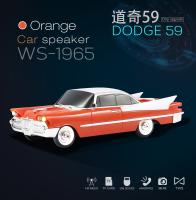 China Portable Car Shape Led Light Speaker With Blue Tooth Tf Usb Fm Aux Handsfree Tws Rechargeable Speakers Wireless Music for sale