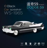 China Portable Car Shape Led Light Speaker With Blue Tooth Tf Usb Fm Aux Handsfree Tws Rechargeable Speakers Wireless Music for sale