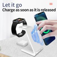 China Over Voltage Wireless Multifunctional 3 In 1 Charging Stand 9V Folding for sale