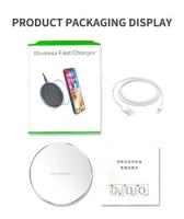 China FCC Approval Fast Qi Wireless Charger for sale