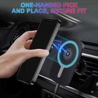China Android Magnetic Qi Wireless Car Charger 15 Watt ROHS Certified for sale