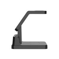 China Three In One Qi Wireless Charger Clock  Stand 15W FCC Certified for sale