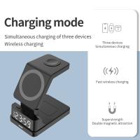 China Fast Mobile Qi Wireless Charging Stand 15W 3 In 1 For Watch Phone for sale