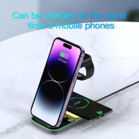 China 4 In 1 Magnetic Qi Wireless Charger Dock  Short Circuit  Universal for sale