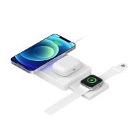 China Over Voltage Power  Qi Wireless Charger Station White ABS Material for sale