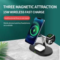 China Multifunctional Quick Charge Wireless Charger , Magsafing 15 Watt Wireless Charger for sale
