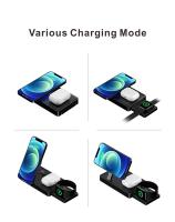 China Wireless Magnetic Cell Phone Charger , Qi Desktop Power Station for sale