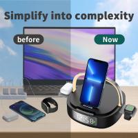 China Fast 5 In 1 Qi Wireless Charger Station 15w  Mobile Phone Use for sale