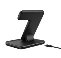 China Mobile 10w Qi Multifunctional Wireless Charger 3 In 1 Short Circuit Protect for sale