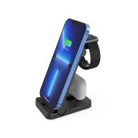 China Portable 3 In 1 Multifunctional Wireless Charger Qi 15w Fast Charging for sale