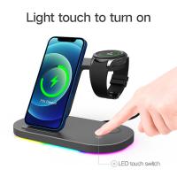 China Black Qi Wireless Charger Station for sale