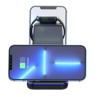China Customized Logo 15w Wireless Charging Stand , Magnetic Qi Charging Dock for sale