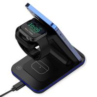 China Customized Logo 15w Wireless Charging Stand , Magnetic Qi Charging Dock for sale