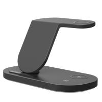 China Black Qi Wireless Charger Station for sale