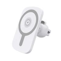 China Android Magnetic Qi Wireless Car Charger 15 Watt ROHS Certified for sale