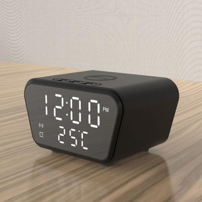 China ROHS Certified Qi Wireless Charger Clock Alarm 253g With Fast Charging for sale