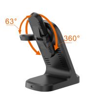China Apple Use Qi Wireless Charging Stand 9V ROHS Approval Multi Function for sale