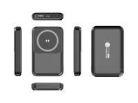 China Magnetic Black Backup Phone Chargers 1000mAh ROHS Certified for sale
