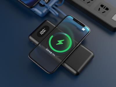 China FCC Approval Wireless Lightweight Portable Phone Charger Power Bank 15W Magnetic for sale