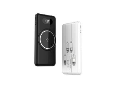 China Magnetic   Portable Cell Phone Battery Charger , 5 In 1 Power Bank 205KHz for sale
