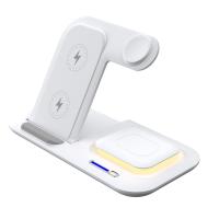 China ABS Magnetic Qi Fast Charge Wireless Charging Stand Dock  9V For Apple for sale