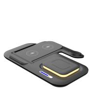 China Compatible LED Foldable Wireless Charging Stand , Magnetic Charging Stand 15W for sale
