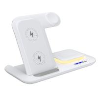 China Compatible LED Foldable Wireless Charging Stand , Magnetic Charging Stand 15W for sale