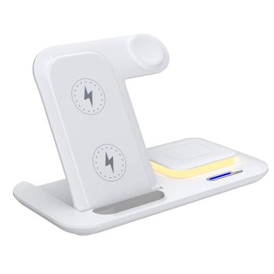 China Compatible LED Foldable Wireless Charging Stand , Magnetic Charging Stand 15W for sale