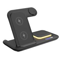 China Compatible LED Foldable Wireless Charging Stand , Magnetic Charging Stand 15W for sale