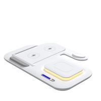 China Compatible LED Foldable Wireless Charging Stand , Magnetic Charging Stand 15W for sale