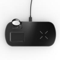 China CE FCC RoHS Authorised 3 In 1 Wireless Qi Charging Stand for sale