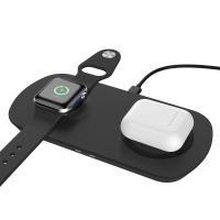 China 17.5W Max 2 In 1 Apple Wireless Charger for sale