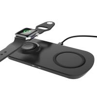China 2 In 1 Fast Qi Wireless Charger 5V 3A 9V 2A 12V 2A for sale