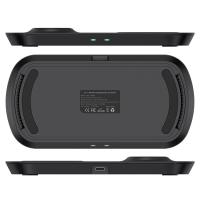 China Anti Slip 2 In 1 Up To 15W Fast Wireless Charger for sale