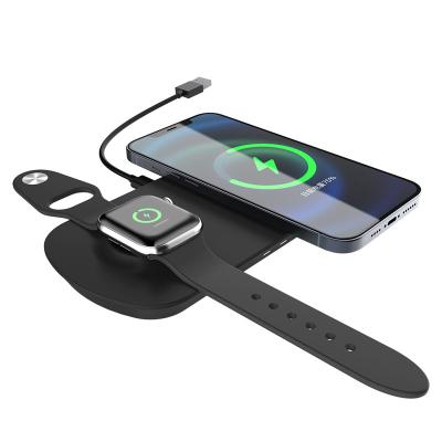 China 17.5W Max 2 In 1 Apple Wireless Charger for sale