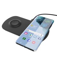 China Samsung Watch Phone Qi 2 In 1 Wireless Charging Station 2.5 / 5 / 7.5 / 10 / 15W for sale