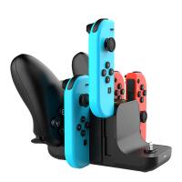 China 6 in 1 PC Sillicone Nintendo Switch Pro Controller Charger for sale