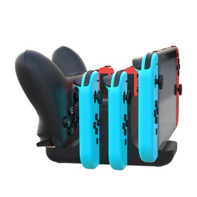 China 5 volt 6 In 1 Charging Dock Nintendo Switch Charging Display Stand OEM ODM for sale