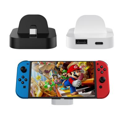 China Customized Logo 2 In 1 Nintendo Switch Charging Dock Switch Charging Base 5V 2A for sale
