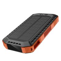 China Two Inputs Fast Charging Solar Power Bank IPhone Huawei Solar Charger 4 Times for sale