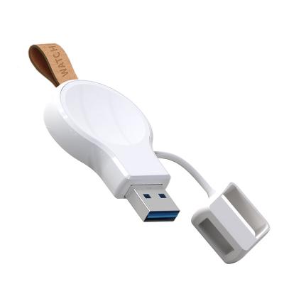 China 2.5Watt Portable Wireless Apple Watch Charger keychain Cable Free for sale