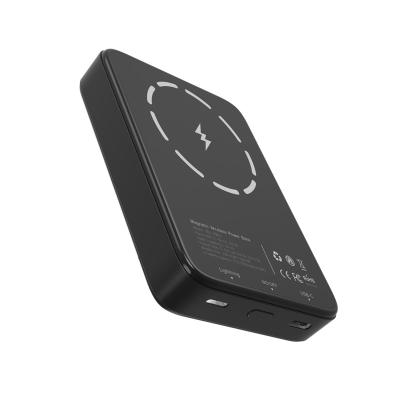 China Magsafe 15W Magnetic Wireless Power Bank 5000Mah For IPhone for sale